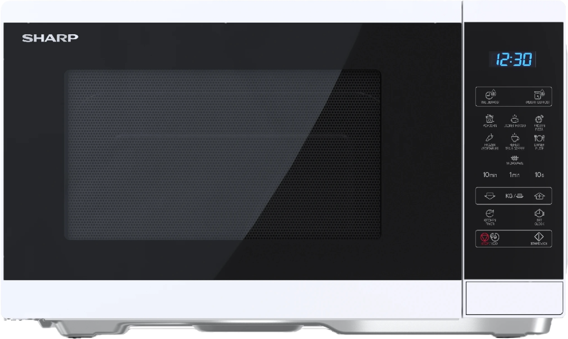 Sharp YC-MS252AE-W mikroaaltouuni digitaalinen - Elisa - Verkkokauppa