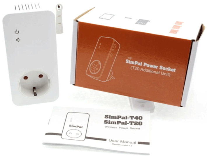 SimPal T20-V2 Etäohjattavan pistorasian laajennusosa | Elisa Yrityksille